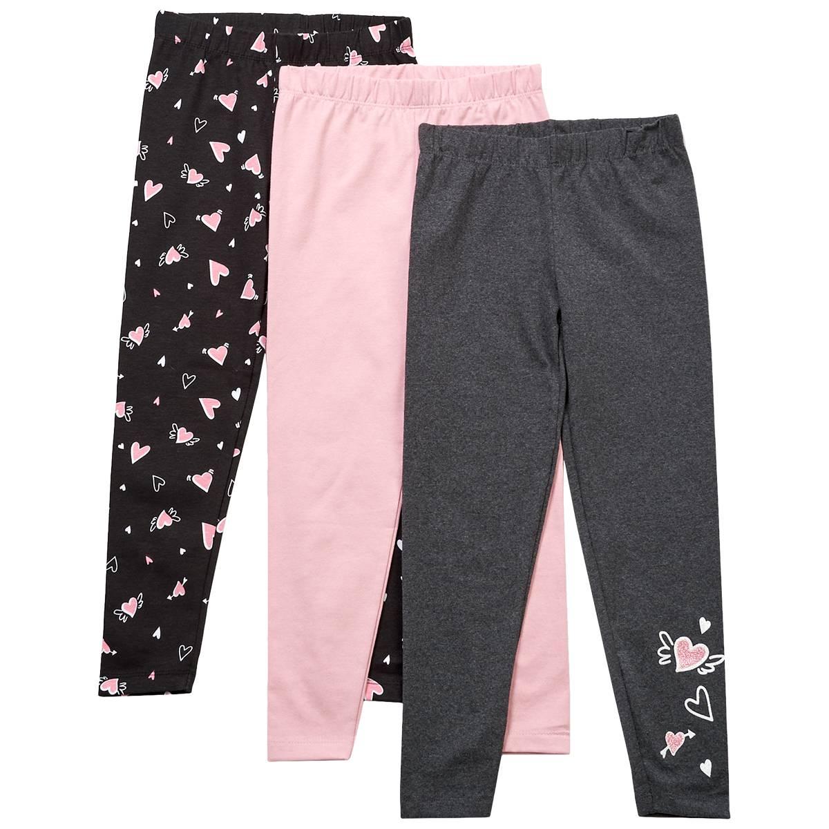 Click here for Girls (4-6x) Star Ride(R) 3pk. Heart Leggings prices