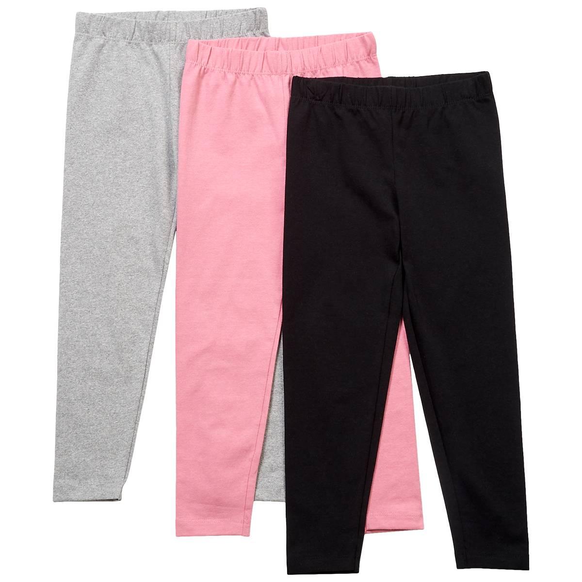 Click here for Girls (4-6x) Star Ride(R) 3pk. Solid/Marled Leggin... prices