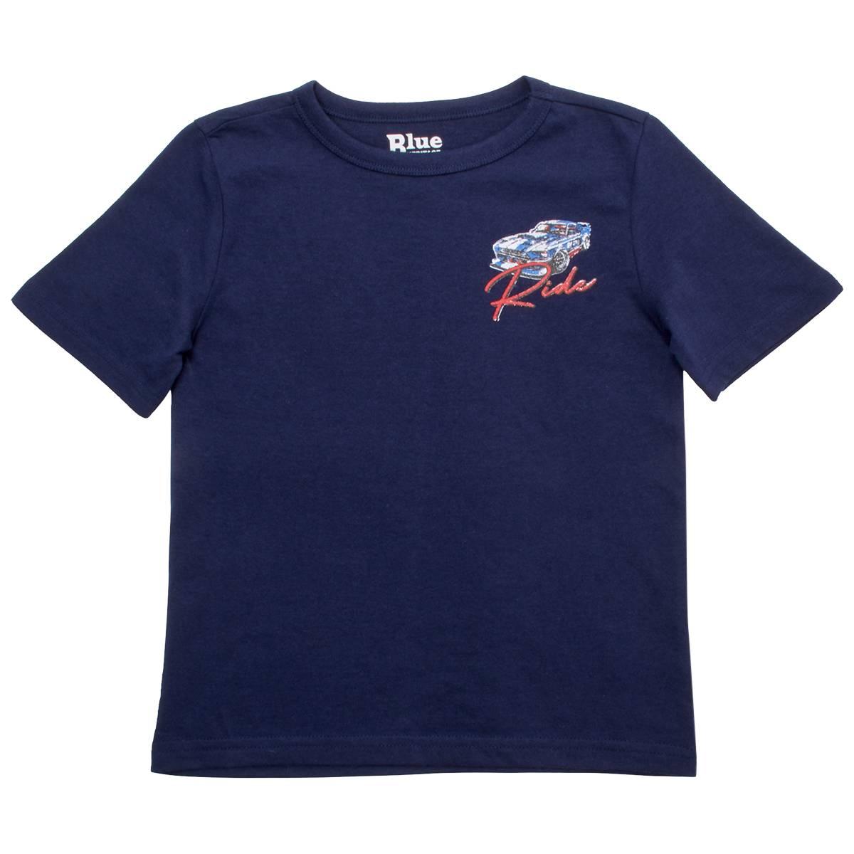 Click here for Boys (8-16) Blue Heritage Mineral Wash Car Short S... prices