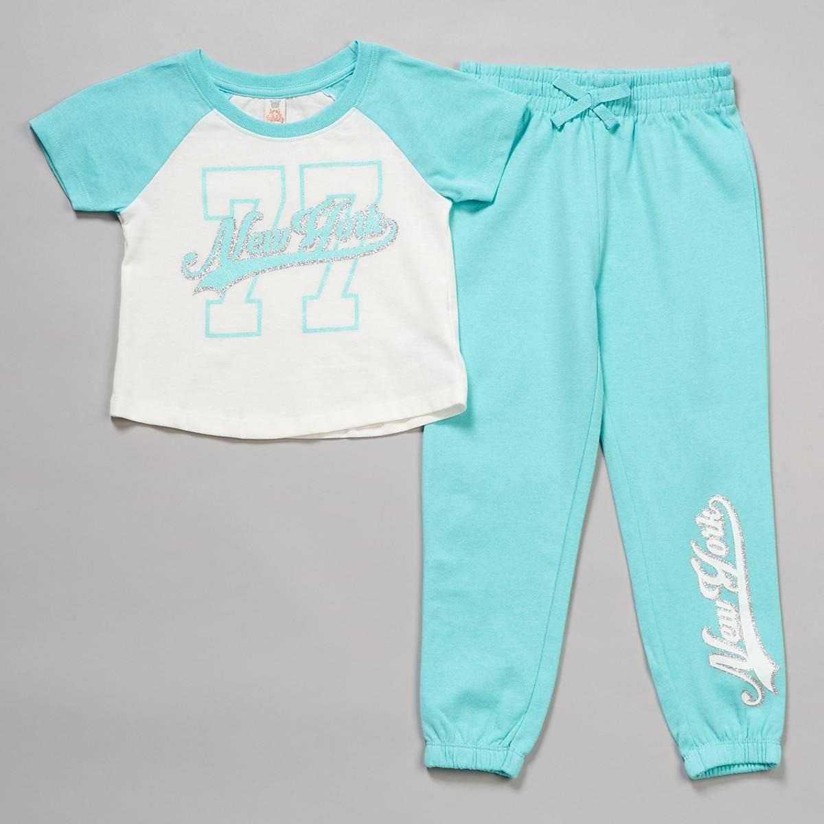 Click here for Girls (4-6x) Sweet Butterfly(R) 2pc. NY Tee & Jogg... prices