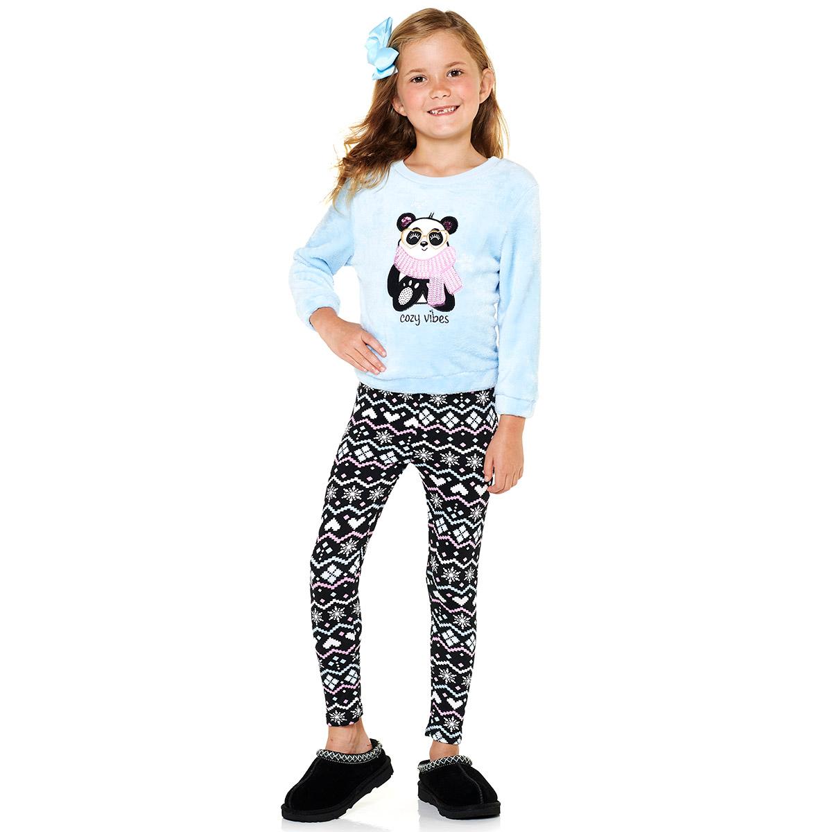 Click here for Girls (4-6x) Sweet Butterfly(R) Faux Fur Panda Top... prices