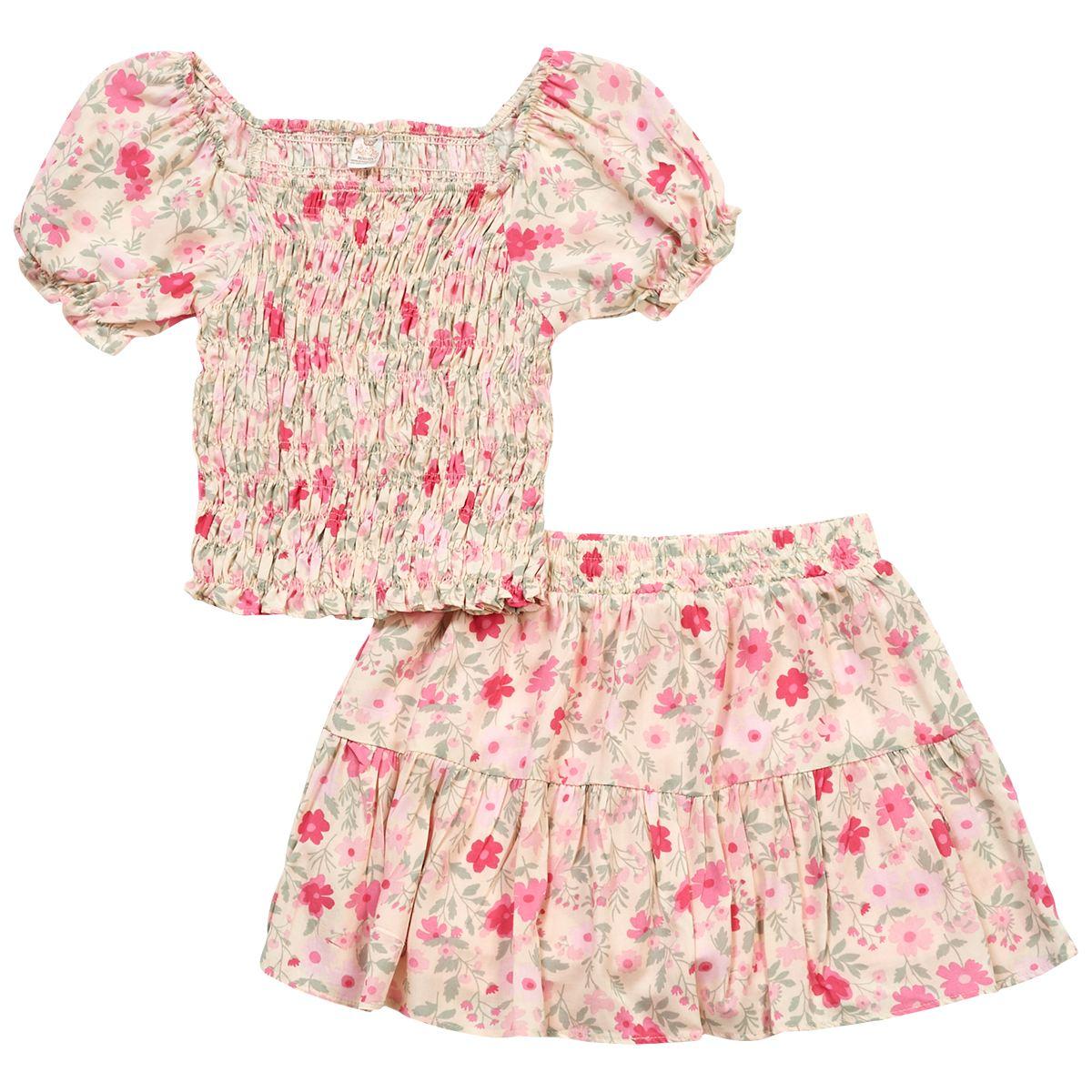 Click here for Girls (7-16) Sweet Butterfly(R) 2pc. Floral Smocke... prices