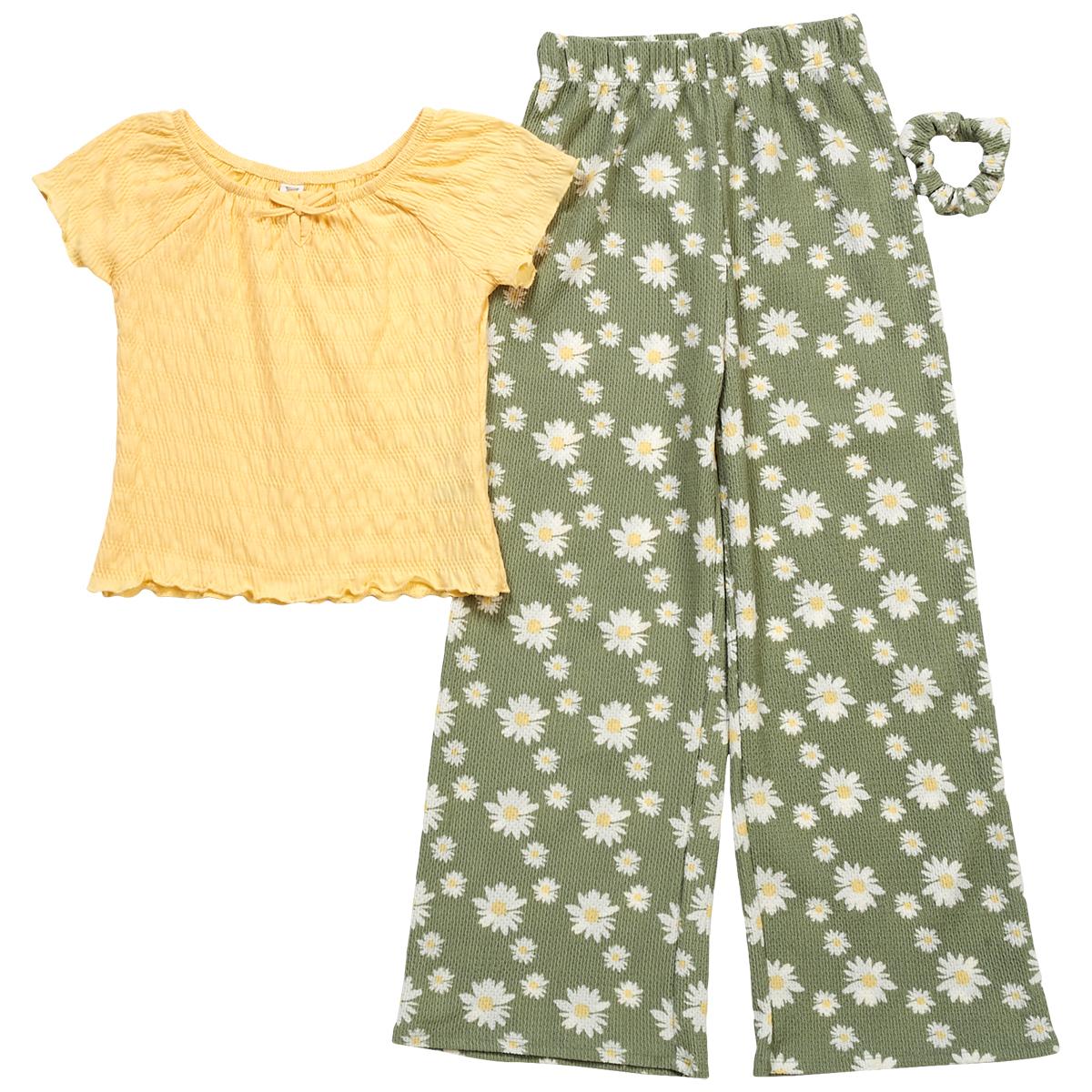 Click here for Girls (7-16) Sweet Buttefly Rouched Top w/ Daisy P... prices