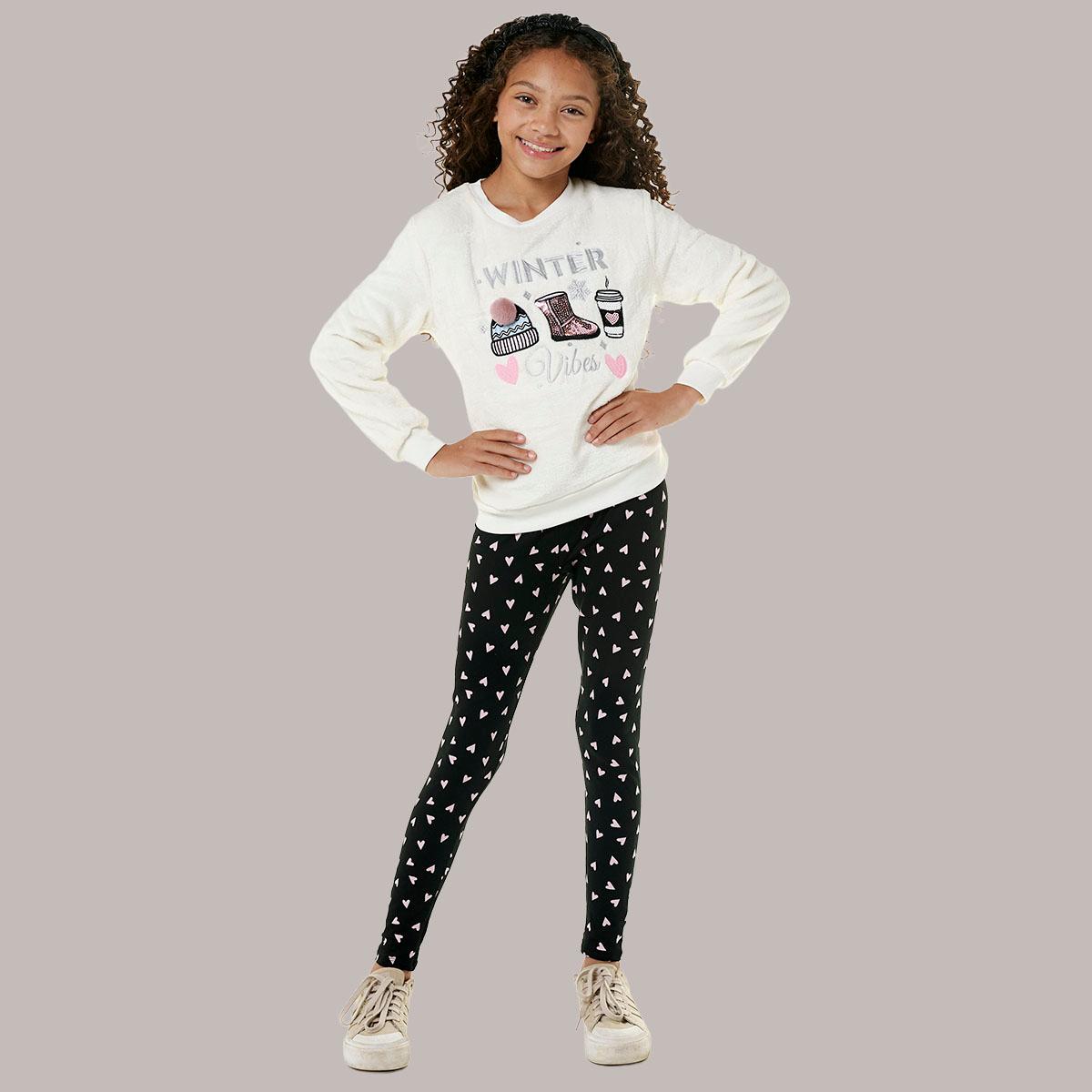 Click here for Girls (7-16) Sweet Butterfly(R) Winter Vibes Top &... prices