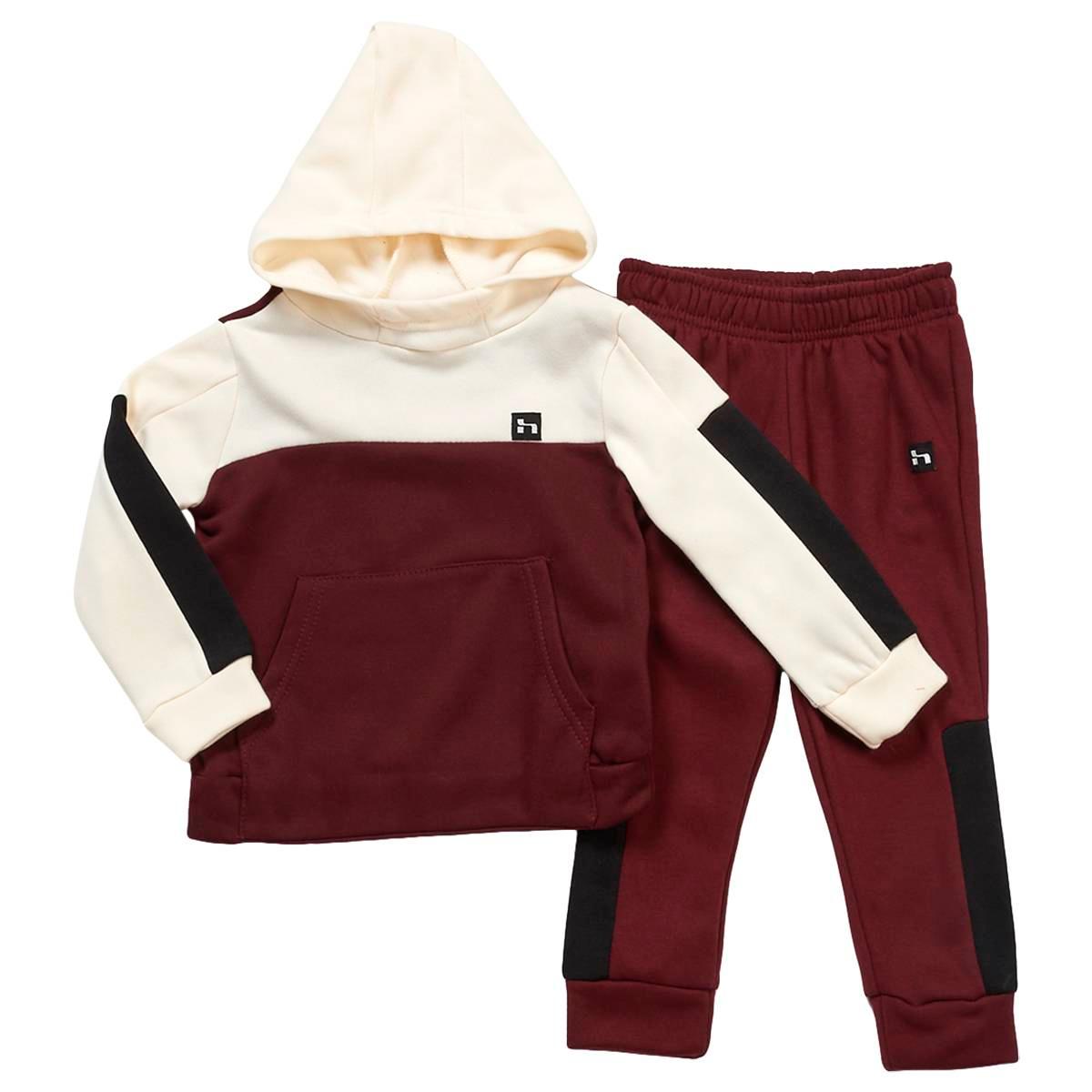 Click here for Toddler Boy Hind Colorblock Hoodie Fleece Set prices