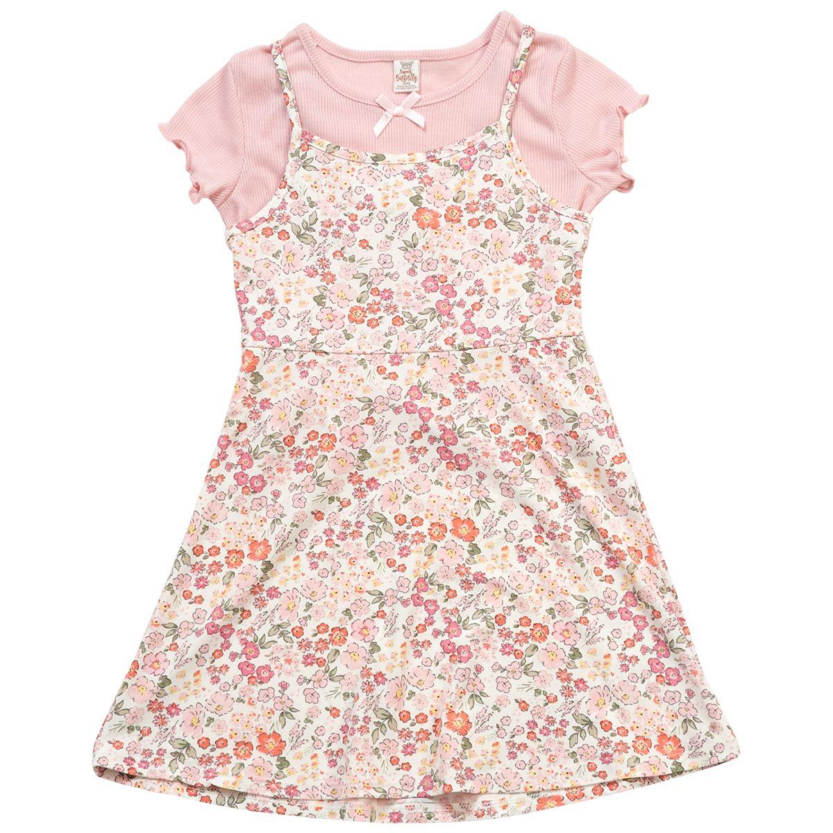 Click here for Girls (7-16) Sweet Butterfly(R) Rib Top w/ Floral... prices