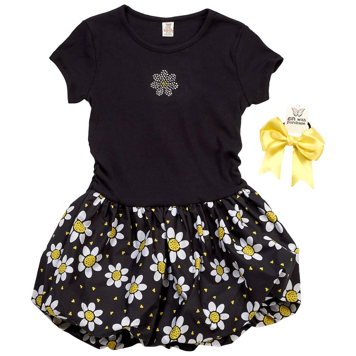 Click here for Girls (7-16) Sweet Butterfly Daisy Short Sleeve Bu... prices