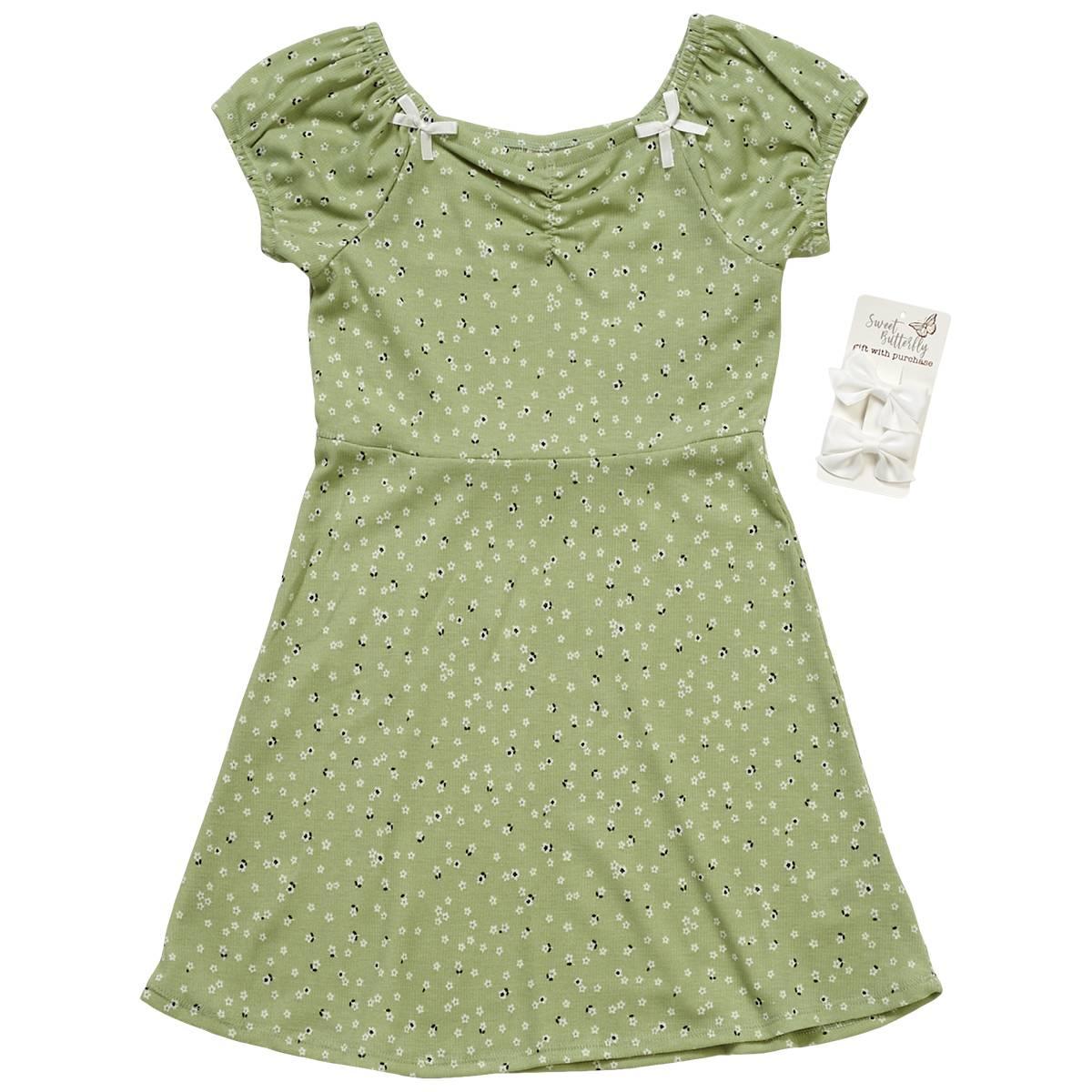 Click here for Girls (7-16) Sweet Butterfly(R) Knit Floral Skater... prices