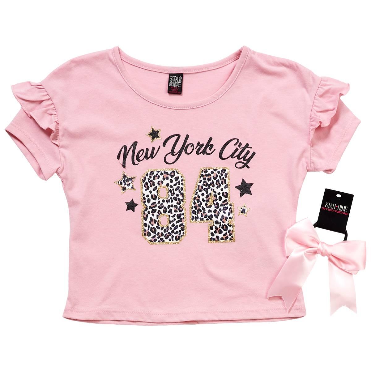 Click here for Girls (4-6x) Star Ride(R) Short Sleeve NYC 84 Leop... prices