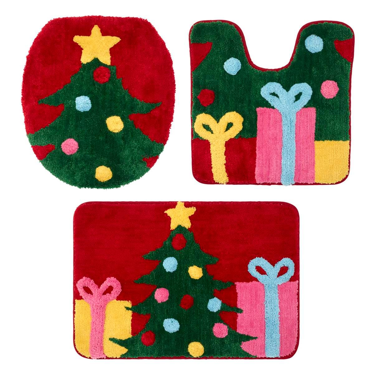 Click here for Avanti Christmas Tree 3pc. Bathroom Rug Set prices