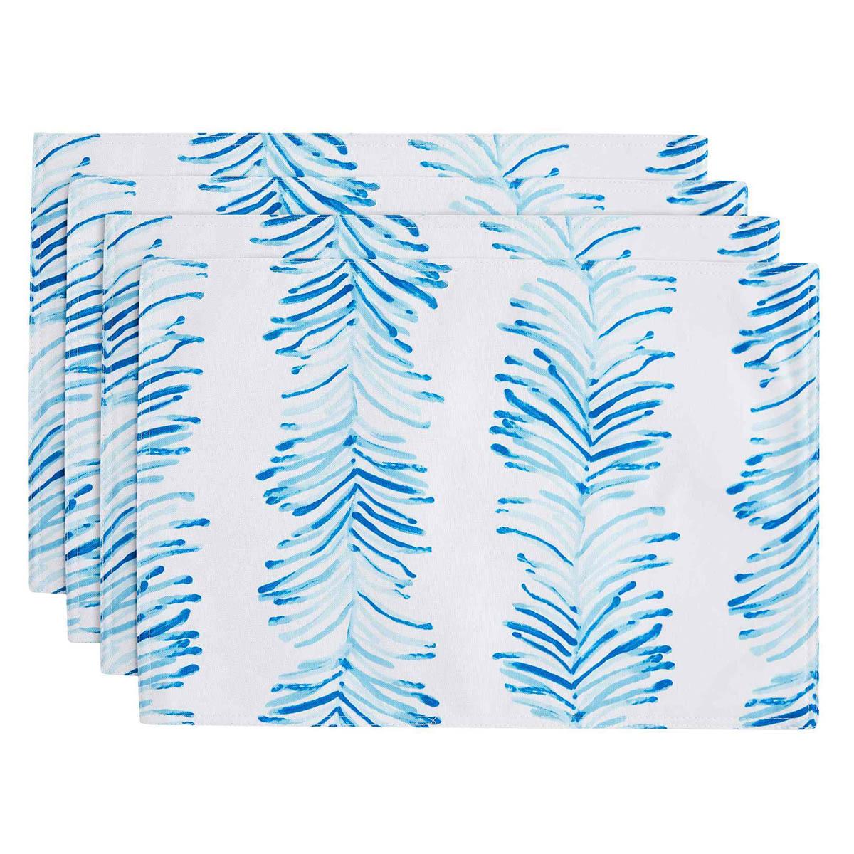 Click here for IZOD(R) Seagrass Stripe Placemats - Set of 4 prices