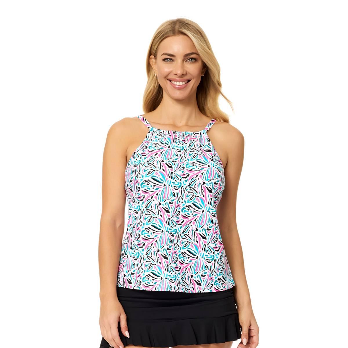 Click here for Womens Leilani Kaia Cove Cali Abstract Tankini Swi... prices