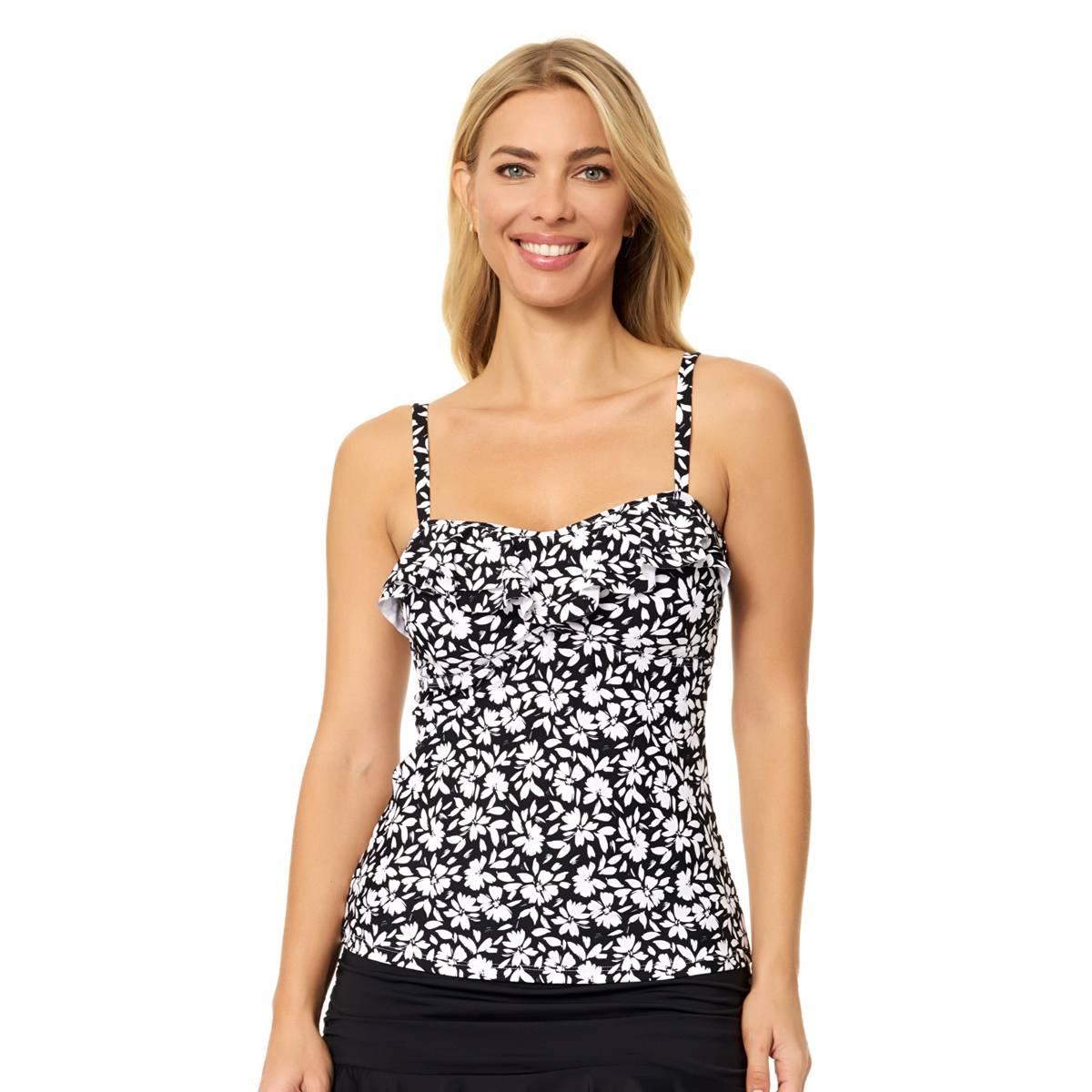 Click here for Womens Leilani Summer Bloom Tahiti Tankini Swim To... prices