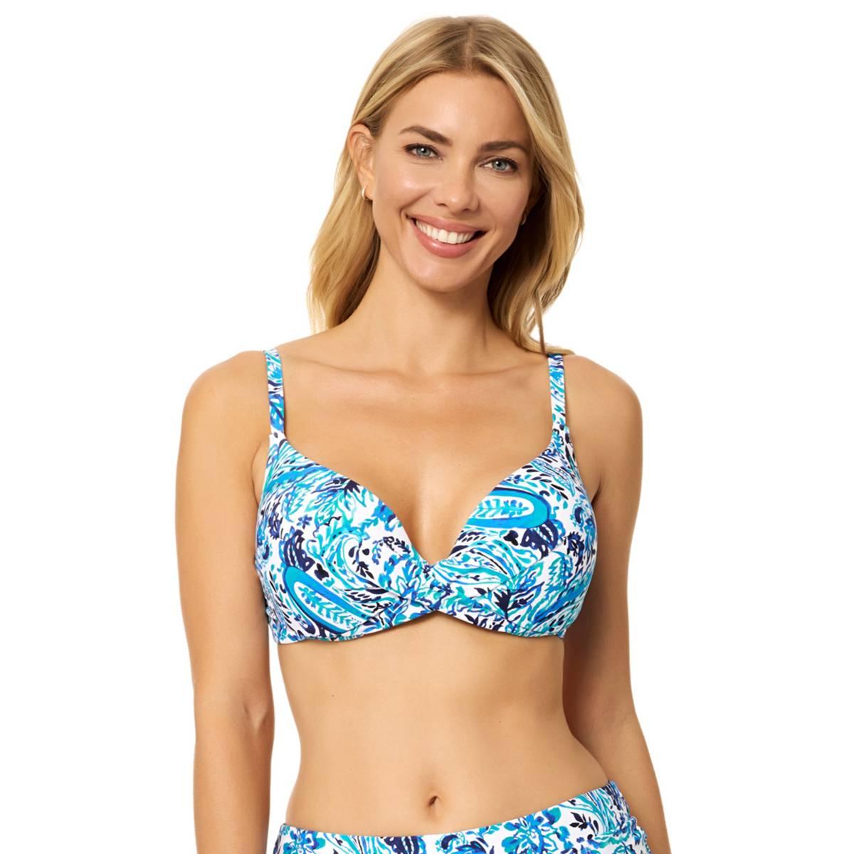 Click here for Womens Leilani Bamboo Beach Gemini Bikini Swim Top prices