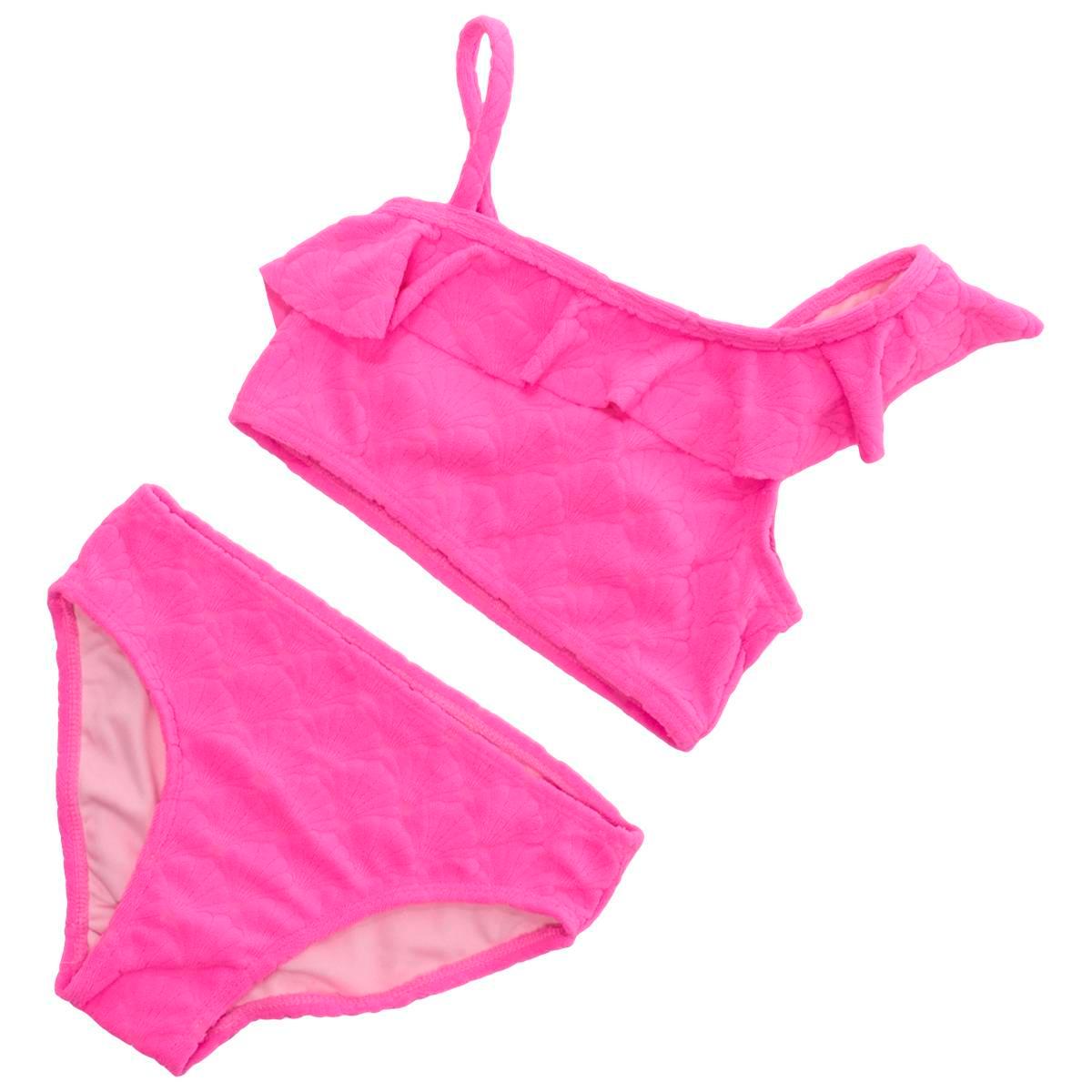 Click here for Girls (7-16) Breaking Waves Ruffle French Terry Bi... prices