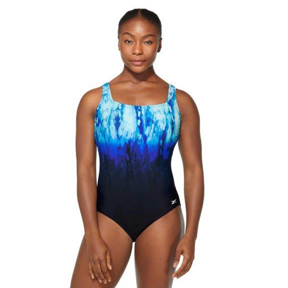 Click here for Womens Reebok Tide Pool Ocean One Piece Swimsuit prices