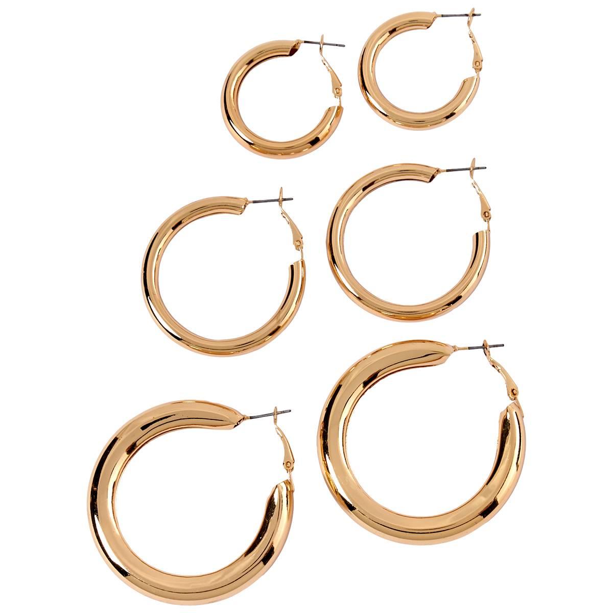 Click here for Design Collection Gold Trio Earrings prices
