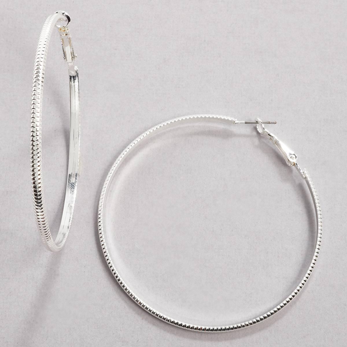 Click here for Design Collection Silver-Tone Diamond Cut Textured... prices