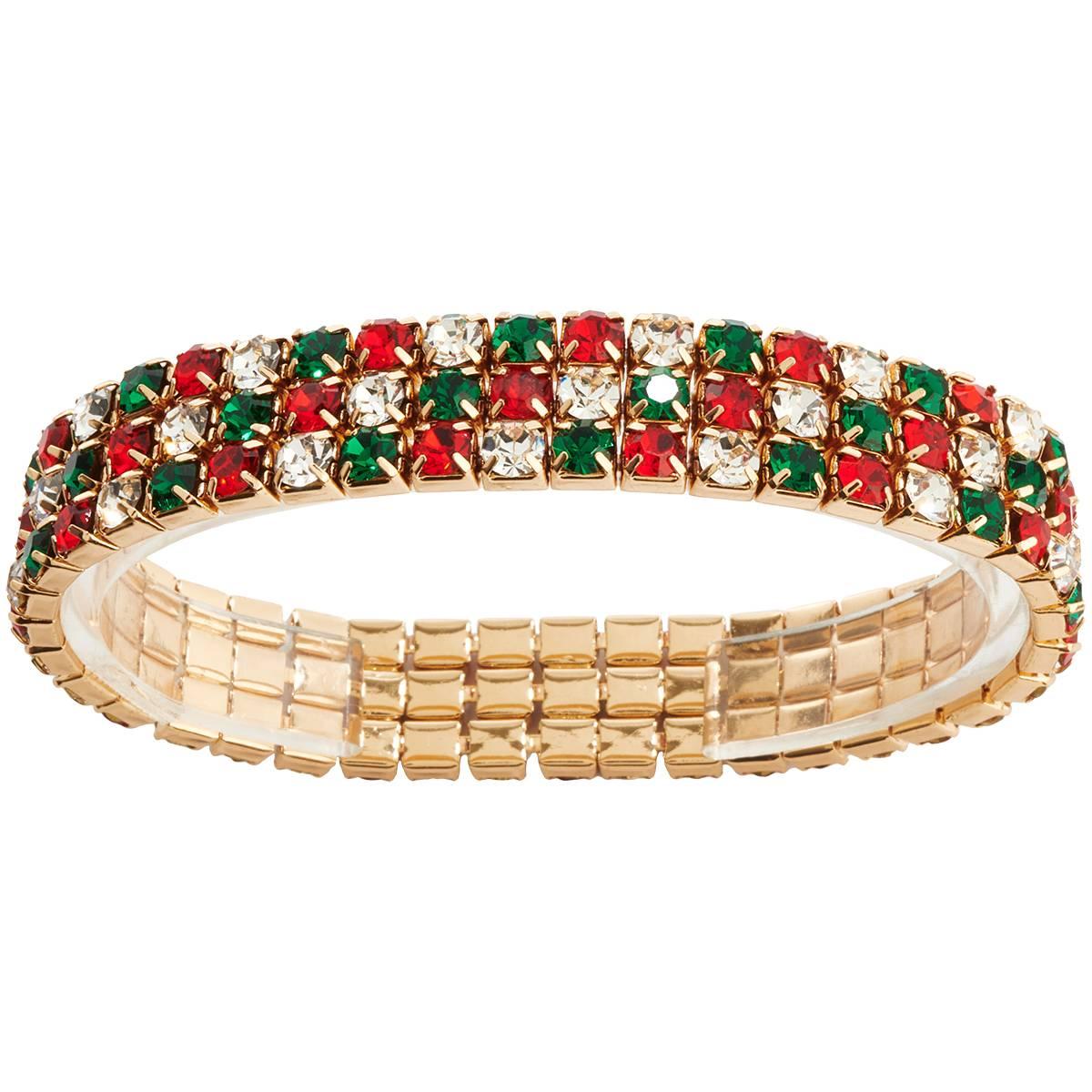 Click here for Rosa Rhinestones Multi Color Stone Stretch Flex Br... prices