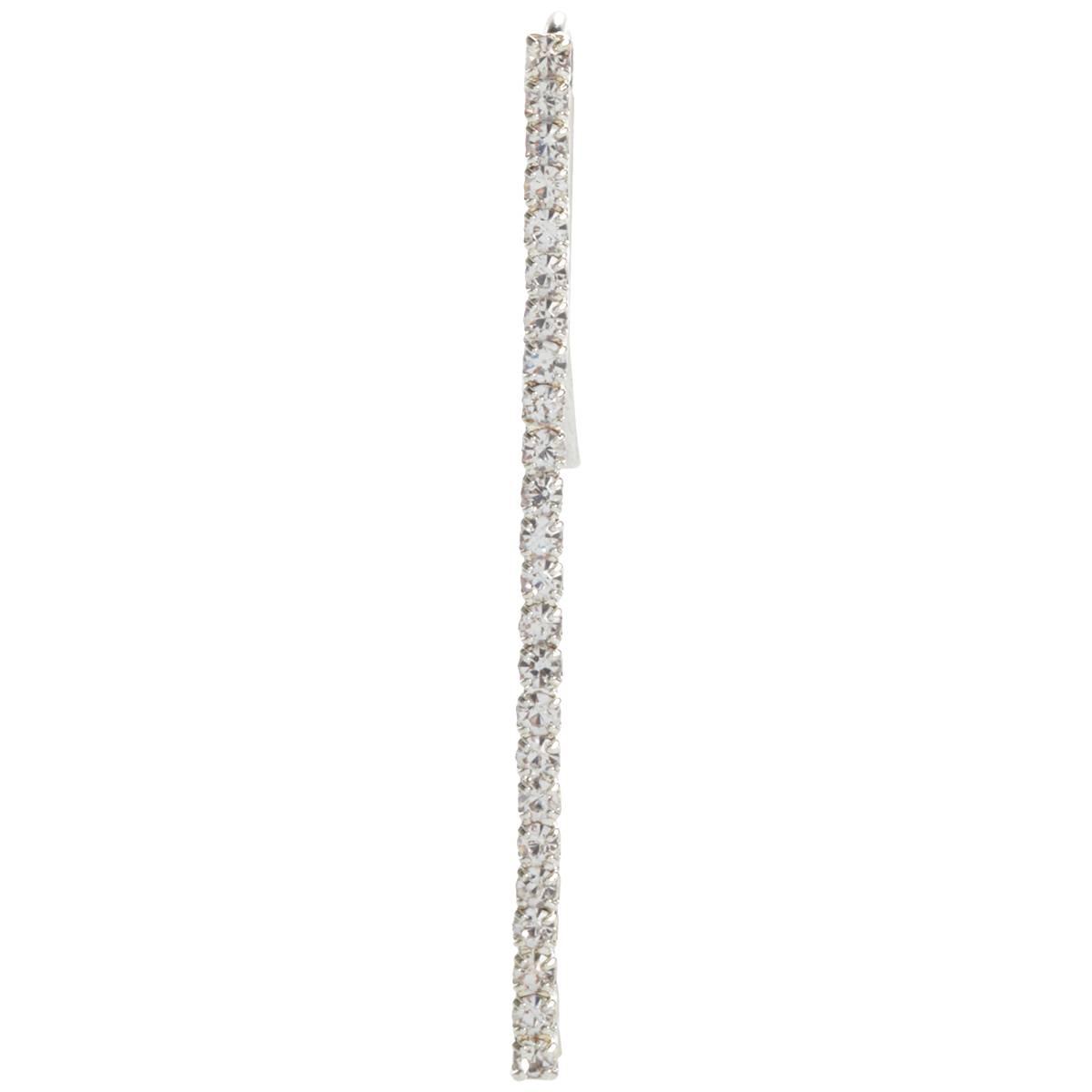 Click here for Rosa Rhinestones Thin Linear Crystal Stick Drop Ea... prices