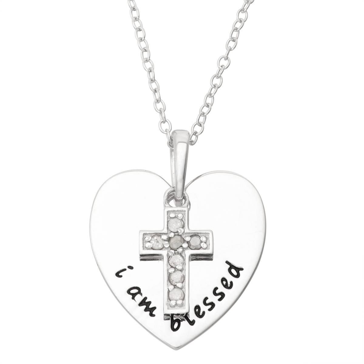 Click here for Forever New Sterling Silver I Am Blessed Heart Pen... prices