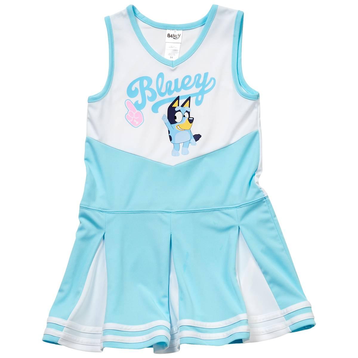 Click here for Girls (4-6x) Bluey Cheer Dress prices