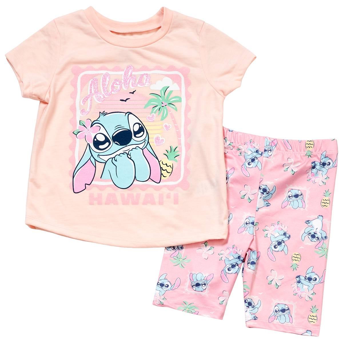 Click here for Girls (4-6x) Disney Lilo & Stitch Aloha Tee & Bike... prices
