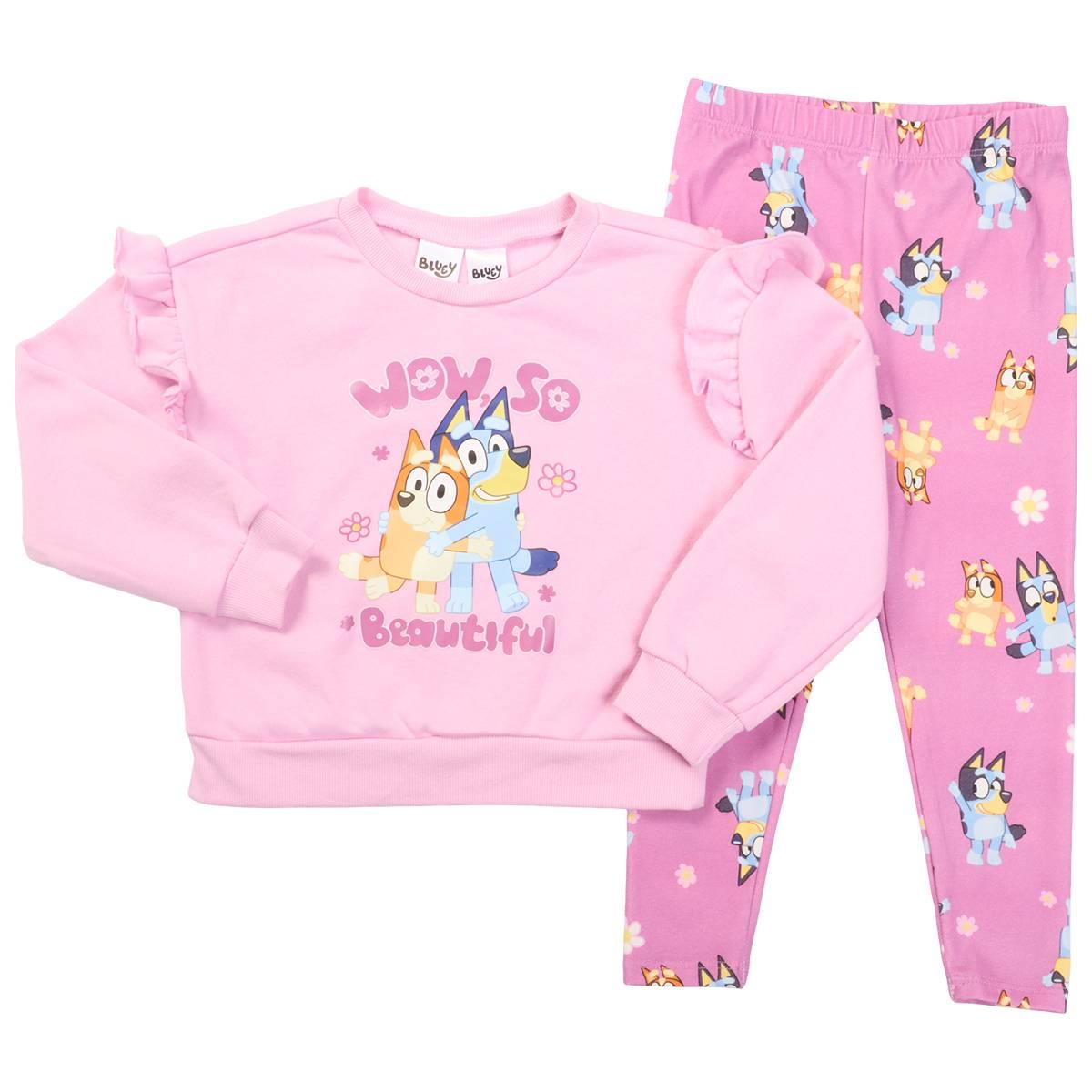 Click here for Girls (4-6x) Bluey Long Sleeve Ruffle Beautiful To... prices