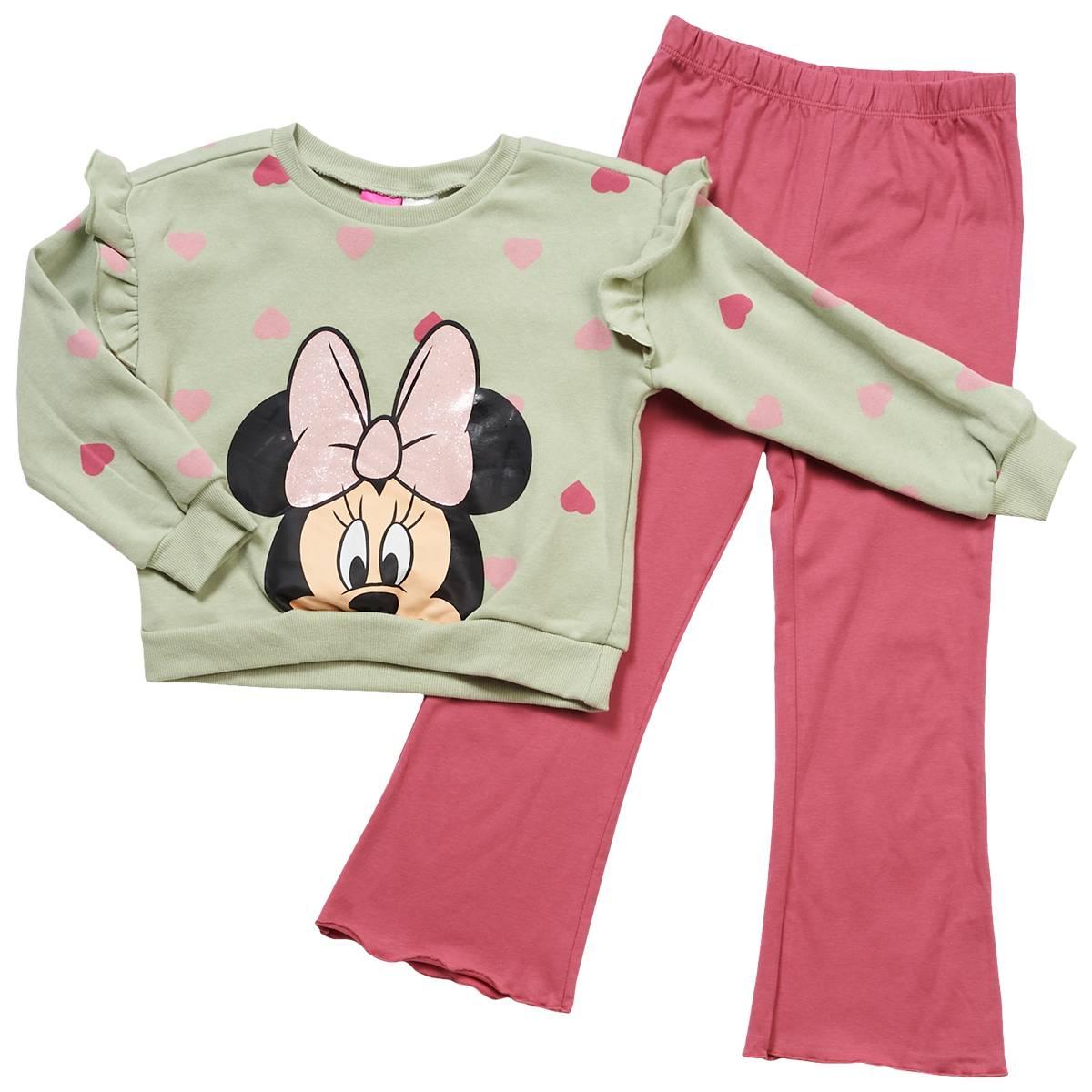 Click here for Girls (4-6x) Disney Minnie Heart Ruffle Top & Flar... prices