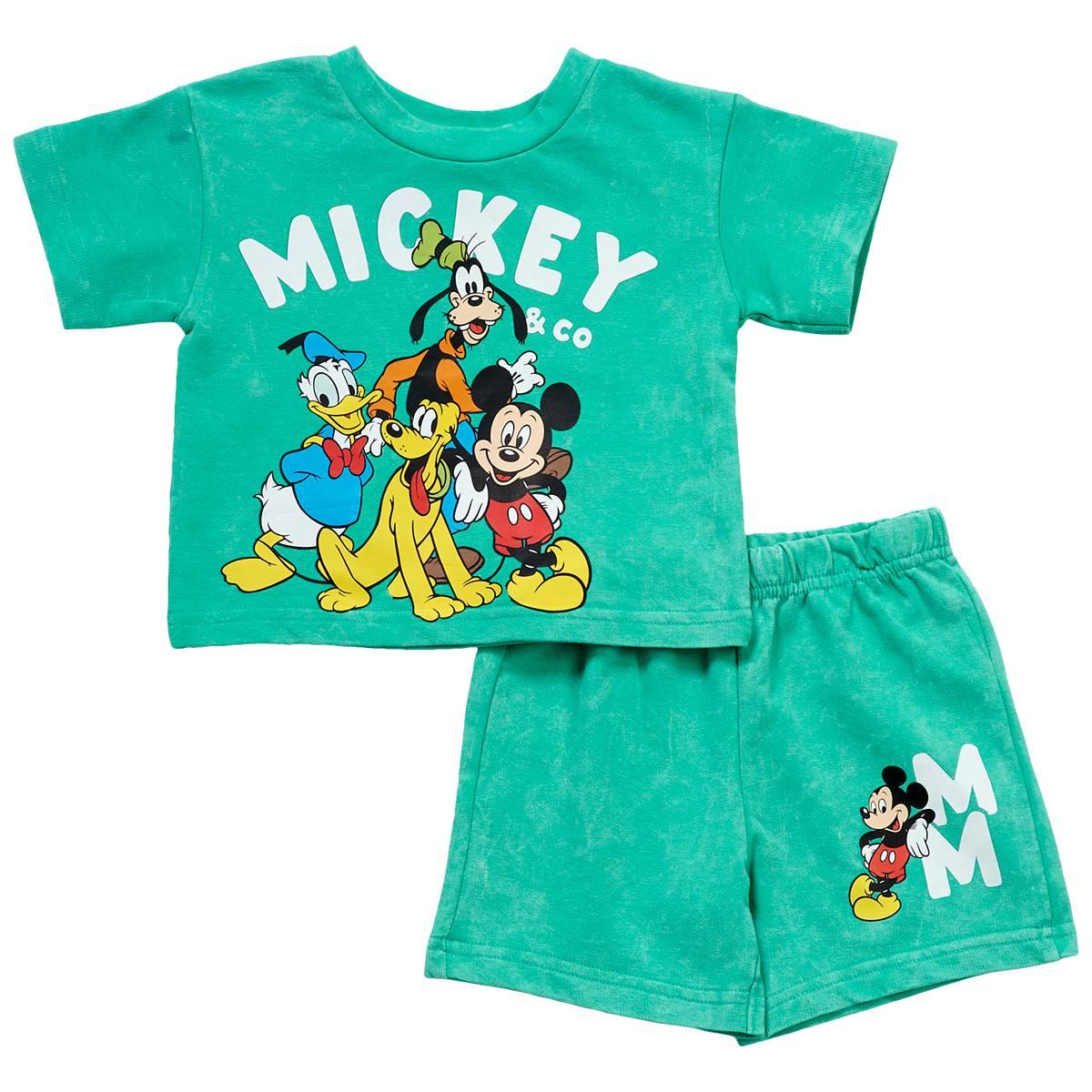 Click here for Baby Boy (12-24M) Disney Mickey & Co Faded Tee & S... prices