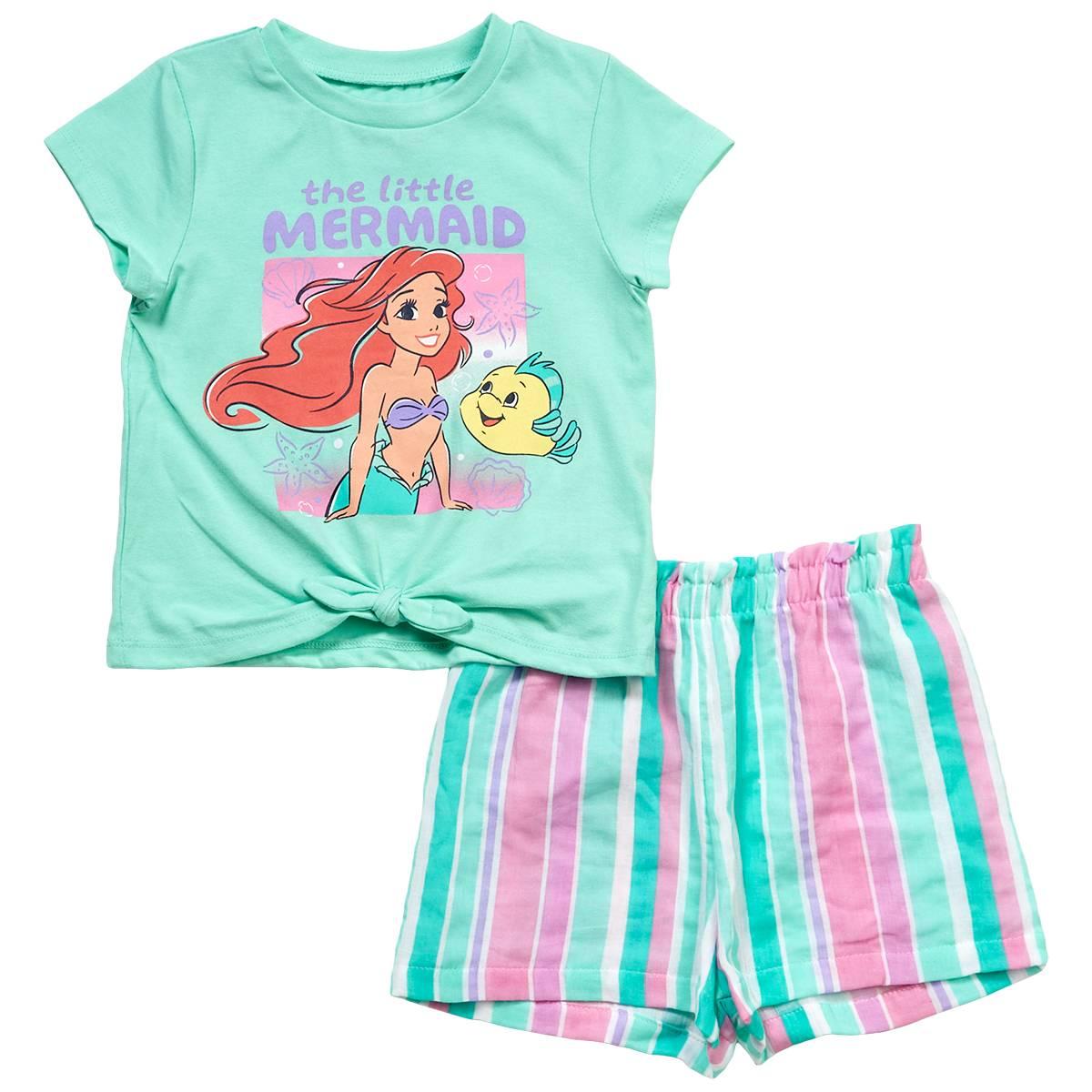 Click here for Toddler Girl Disney Ariel & Flounder Shorts Set prices