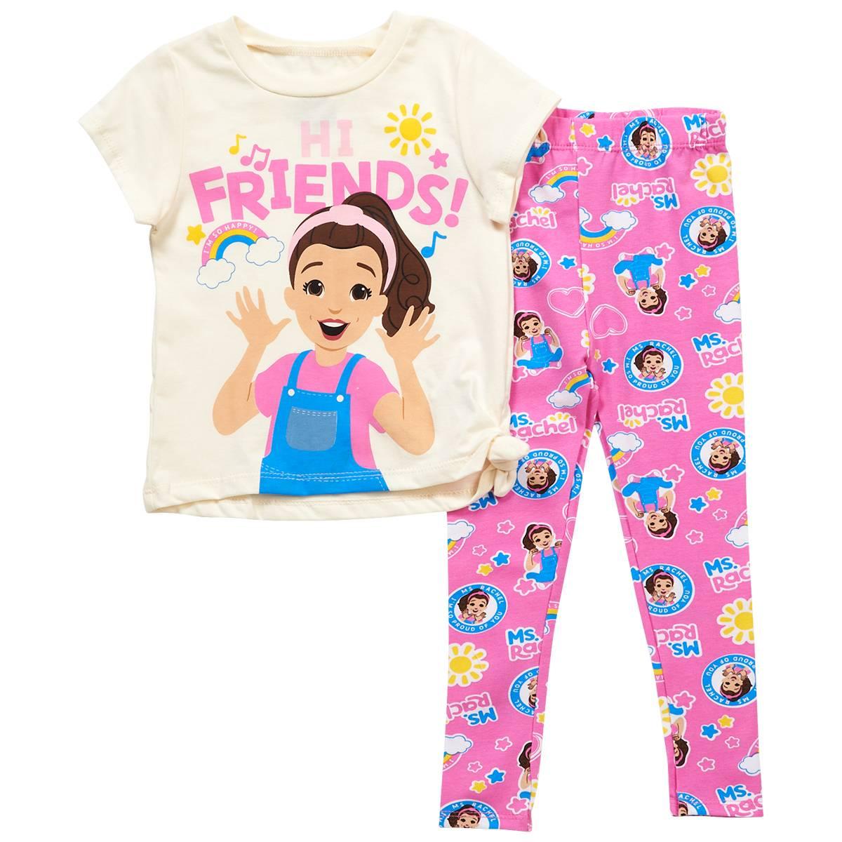 Click here for Toddler Girl Ms. Rachel Short Sleeve Hi Friends To... prices