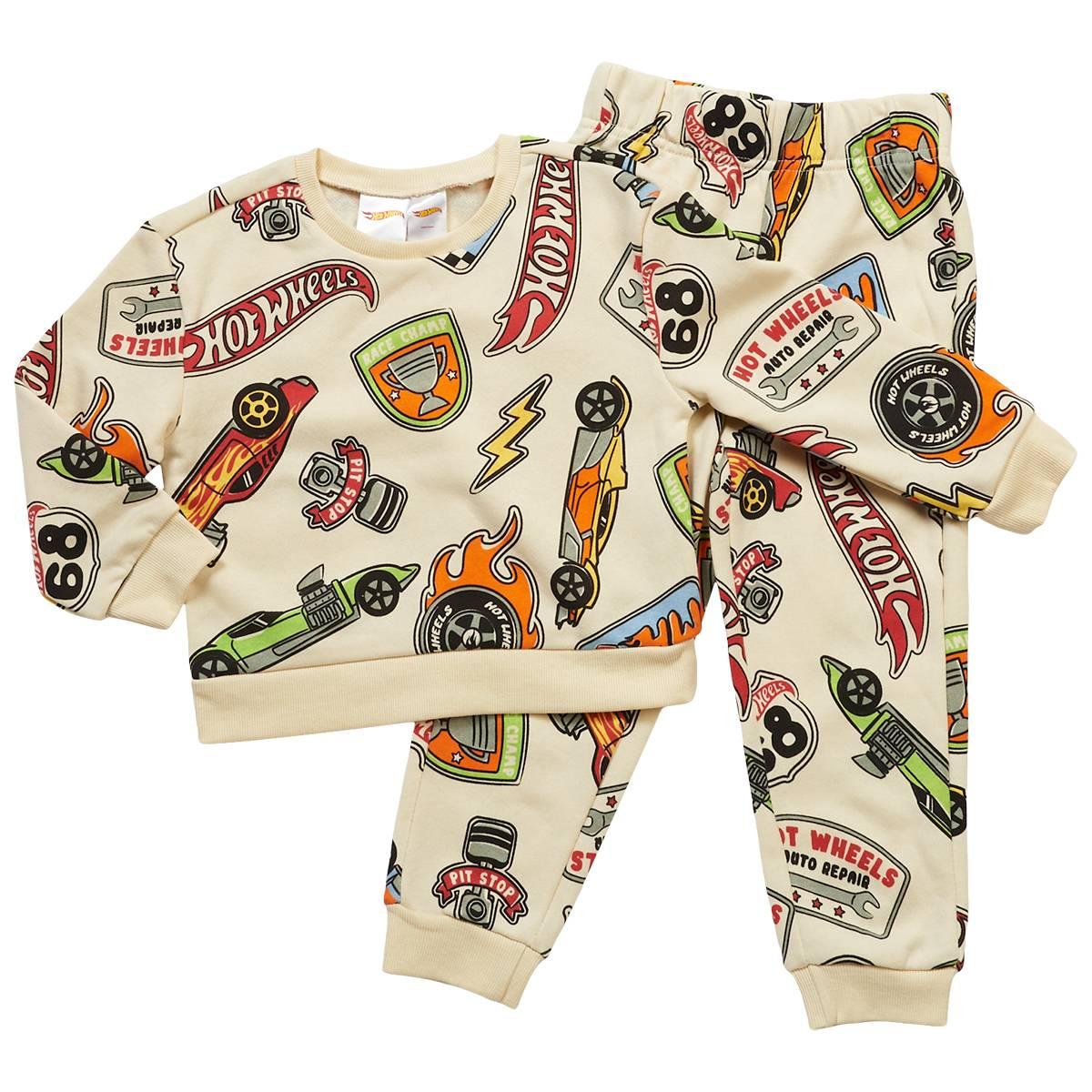 Click here for Toddler Boy Hot Wheels(R) Sweatshirt & Joggers Set prices