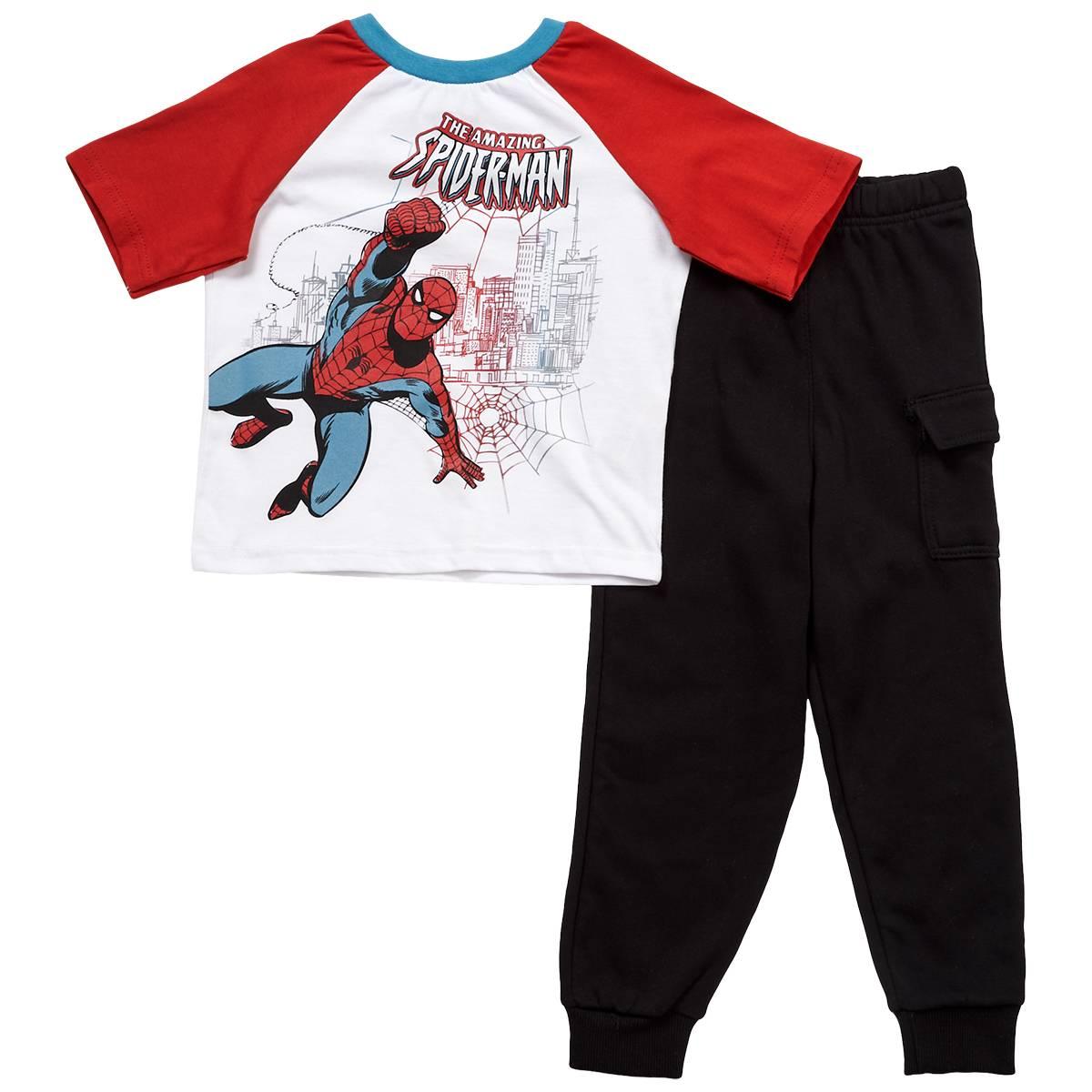 Click here for Toddler Boy Spider-Man Short Sleeve Top & Cargo Pa... prices
