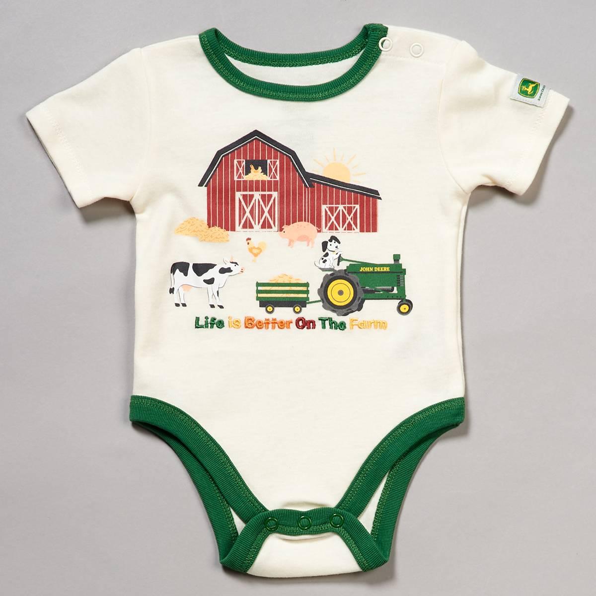 Click here for Baby Boy (3-12M) John Deere Life is Better on the... prices