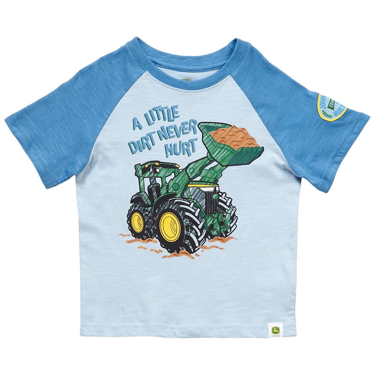 Click here for Toddler Boy John Deere A Little Dirt Front Loader... prices