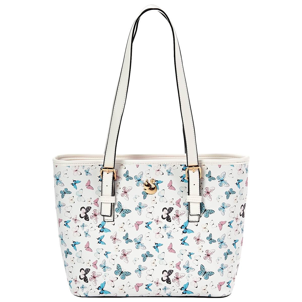 Click here for Gloria Vanderbilt Top Zip Butterfly Tote prices