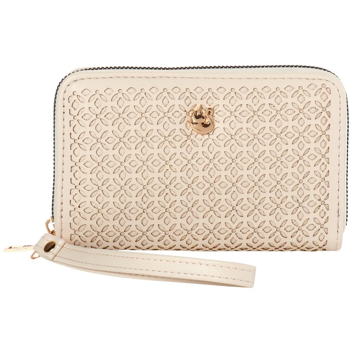 Click here for Womens Gloria Vanderbilt Laser Cut Zip Around Wris... prices