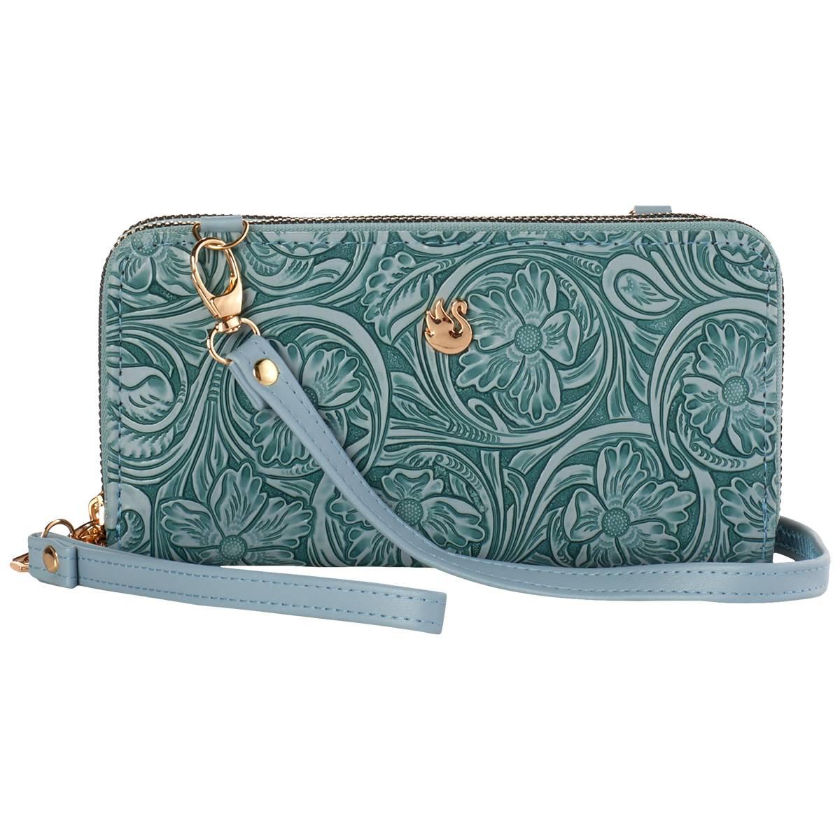 Click here for Womens Gloria Vanderbilt Tooling Double Zip Crossb... prices