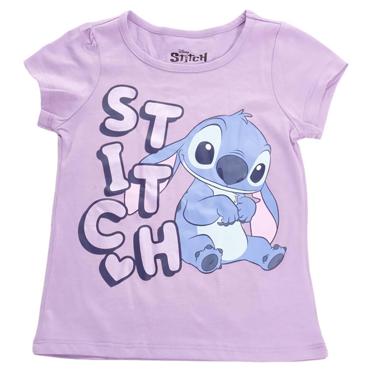 Click here for Girls (4-6x) Disney Lilo & Stitch Short Sleeve Sti... prices