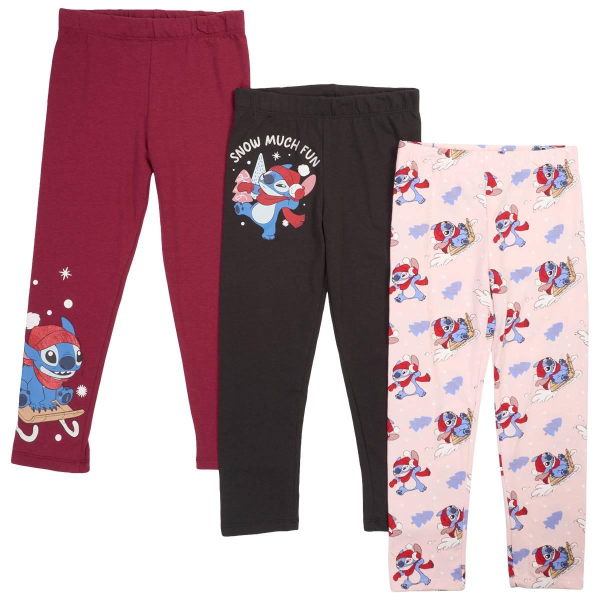 Click here for Girls (4-6x) Disney 3pk. Stitch Holiday Leggings prices