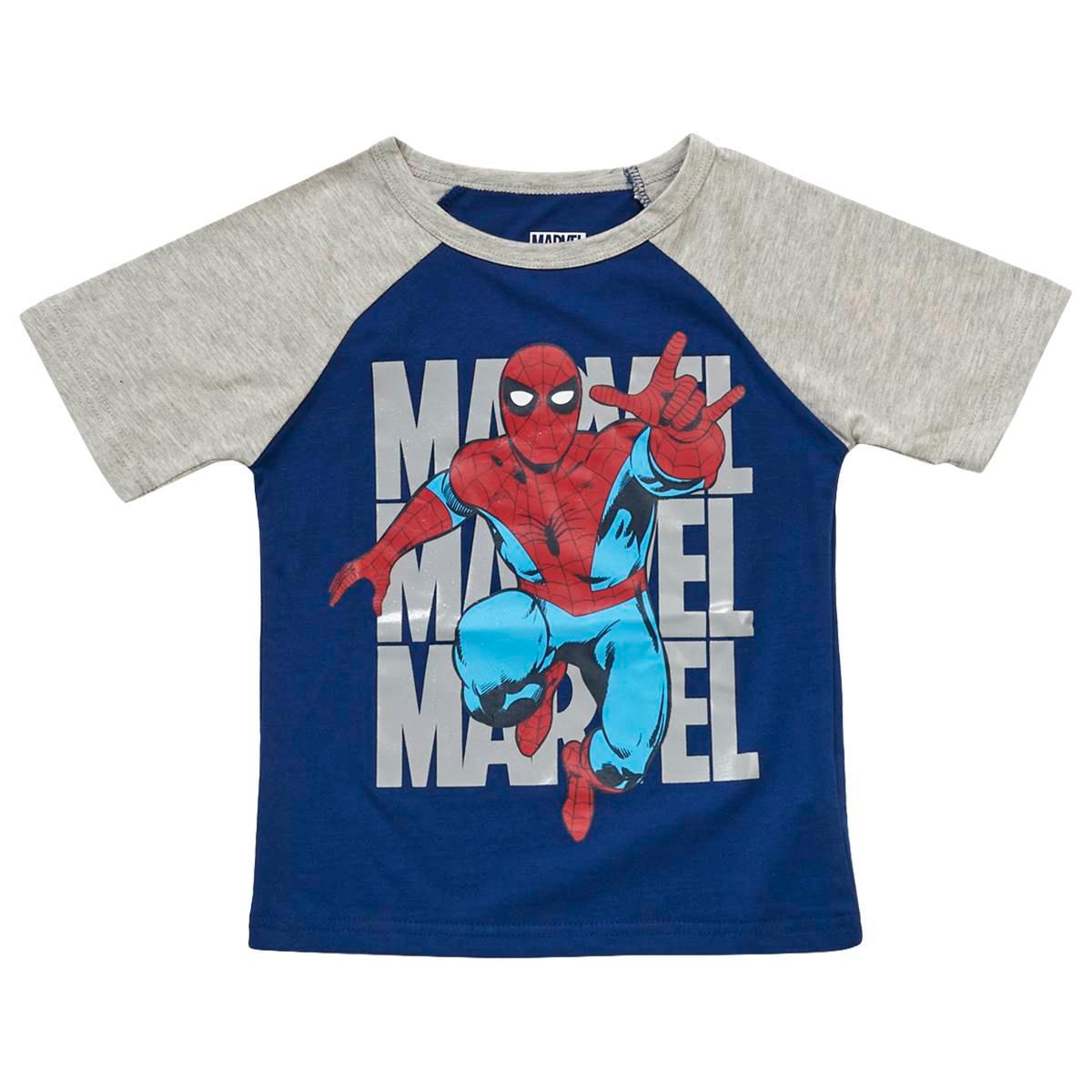 Click here for Boys (4-7) Marvel Spider-Man Short Sleeve Raglan T... prices