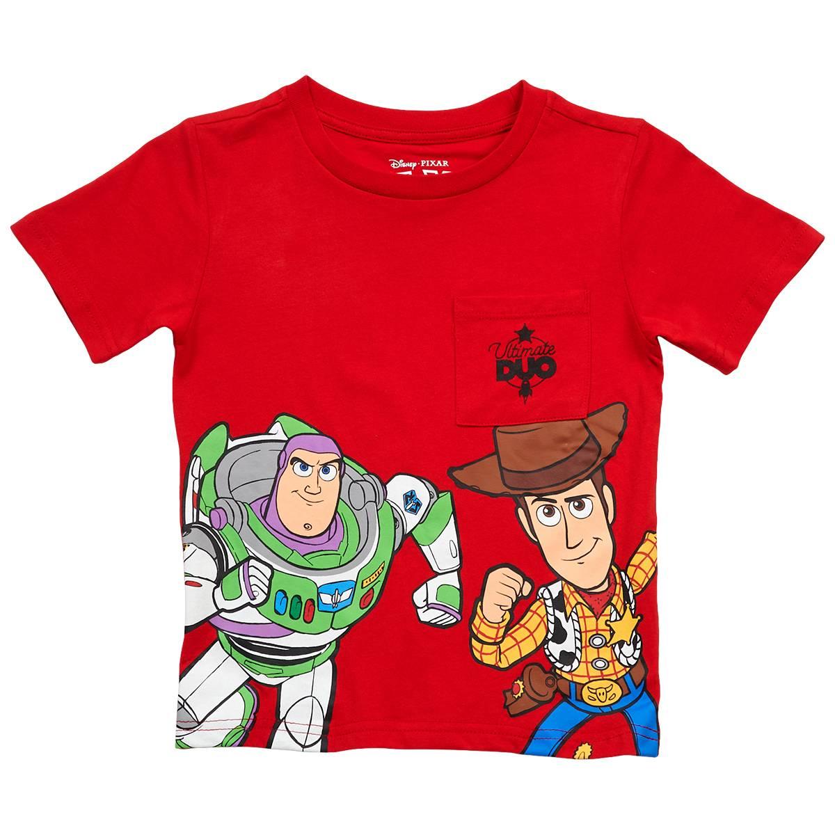 Click here for Boys (4-7) Disney Toy Story Short Sleeve Tee - Red prices