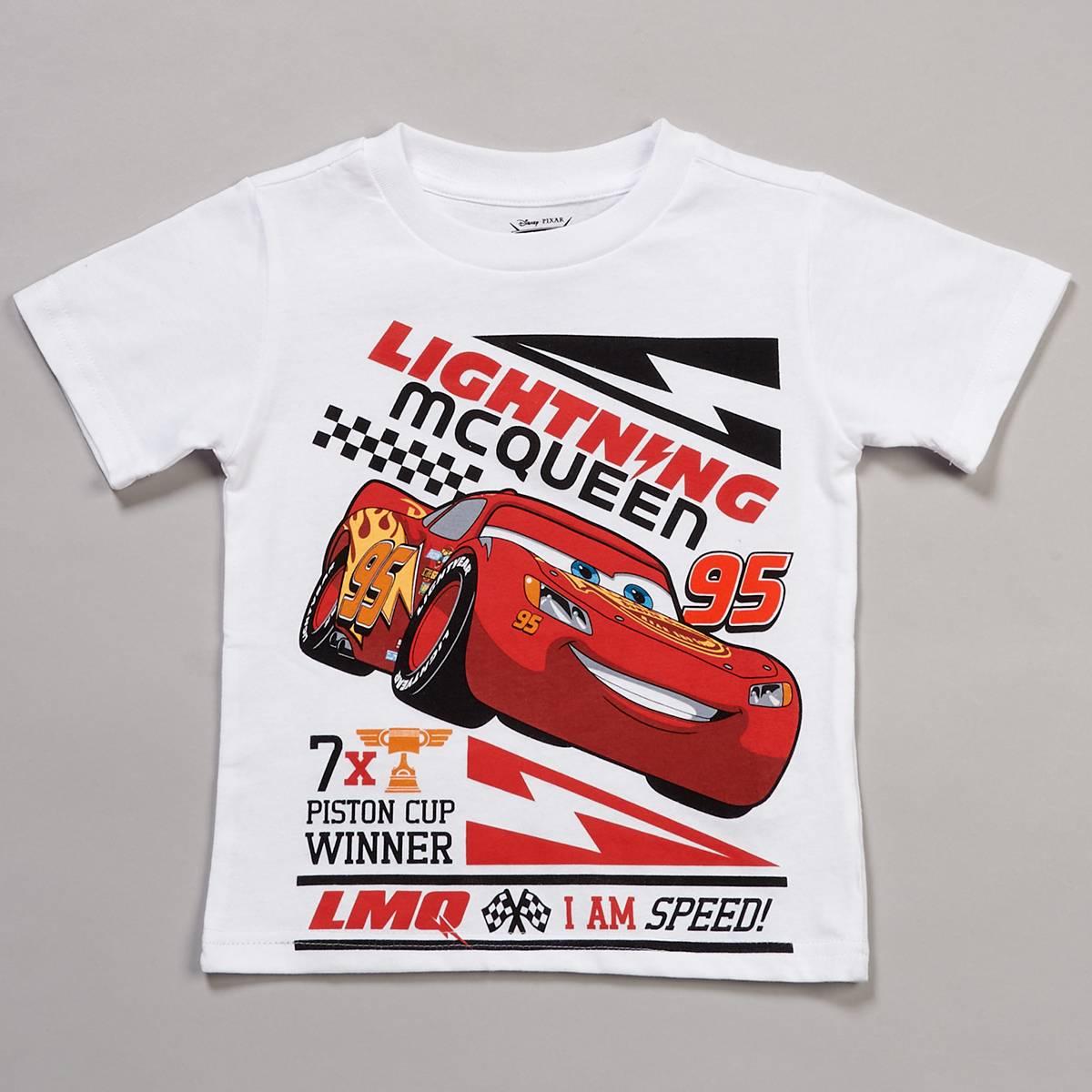Click here for Boys (4-7) Disney Lightning McQueen Short Sleeve T... prices