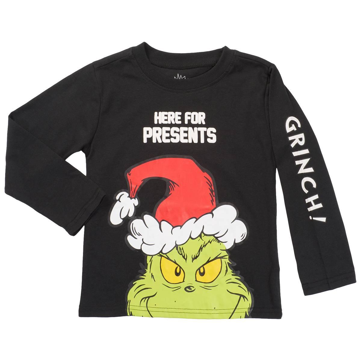 Click here for Boys (4-7)  Grinch Here For The Presents Short Sle... prices