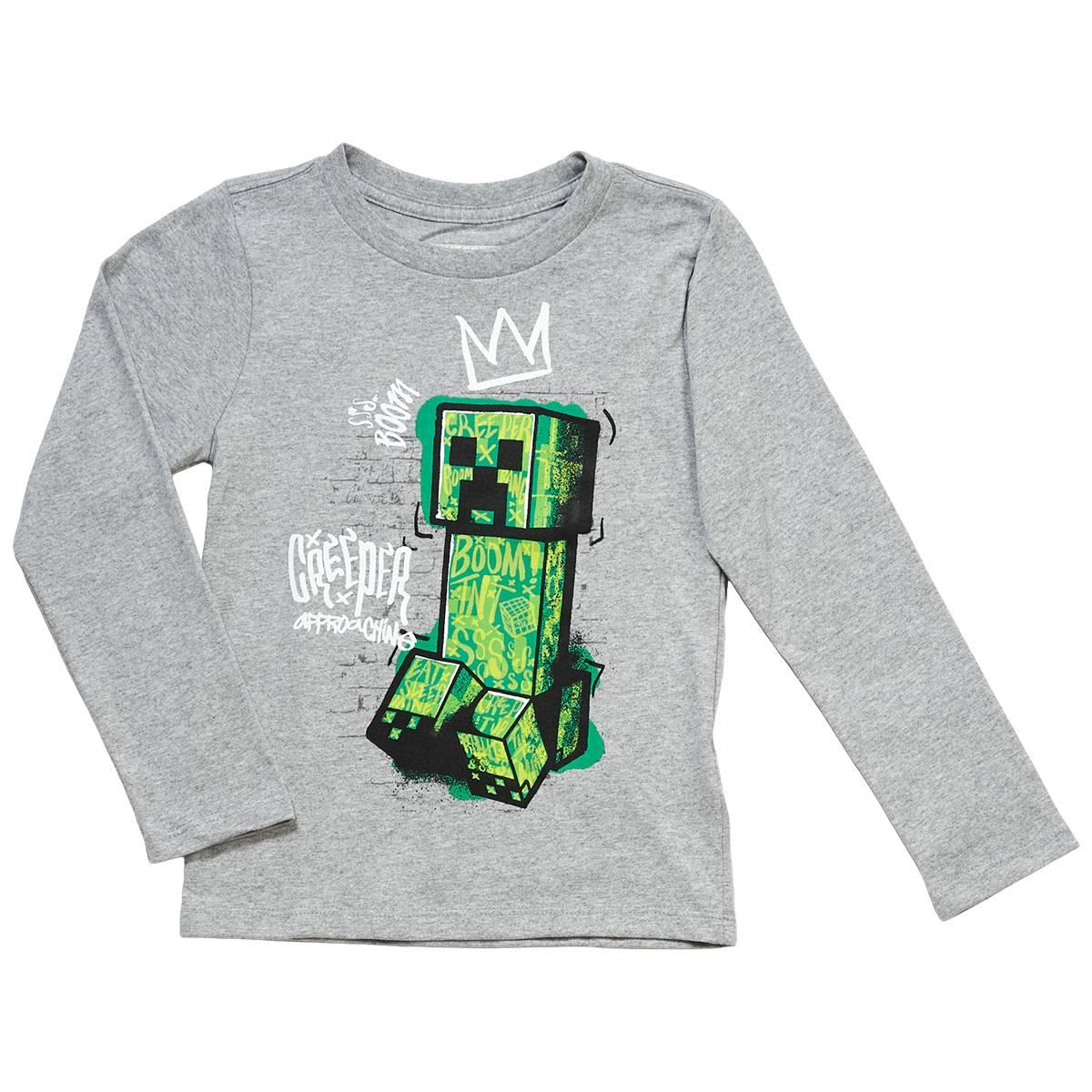 Click here for Boys (4-7) Minecraft Creeper Long Sleeve Tee prices