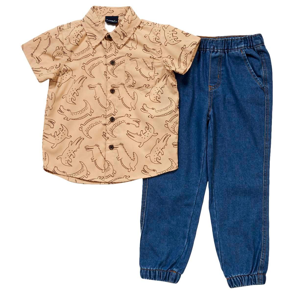 Click here for Boys (4-7) Little Rebels(R) Alligator Button Down... prices