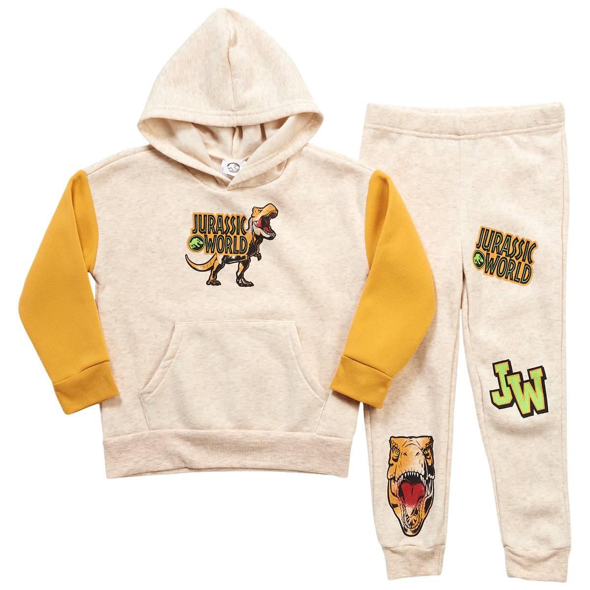 Click here for Boys (4-7) Jurassic World Hoodie & Joggers Set - B... prices