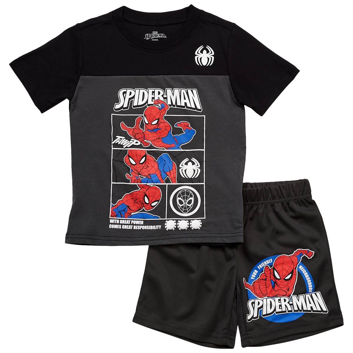 Click here for Boys (4-7) Spider-Man 2pc. Color Block Top & Short... prices