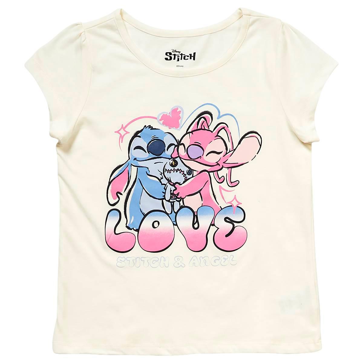 Click here for Girls (7-12) Disney Stitch & Angel Love Short Slee... prices